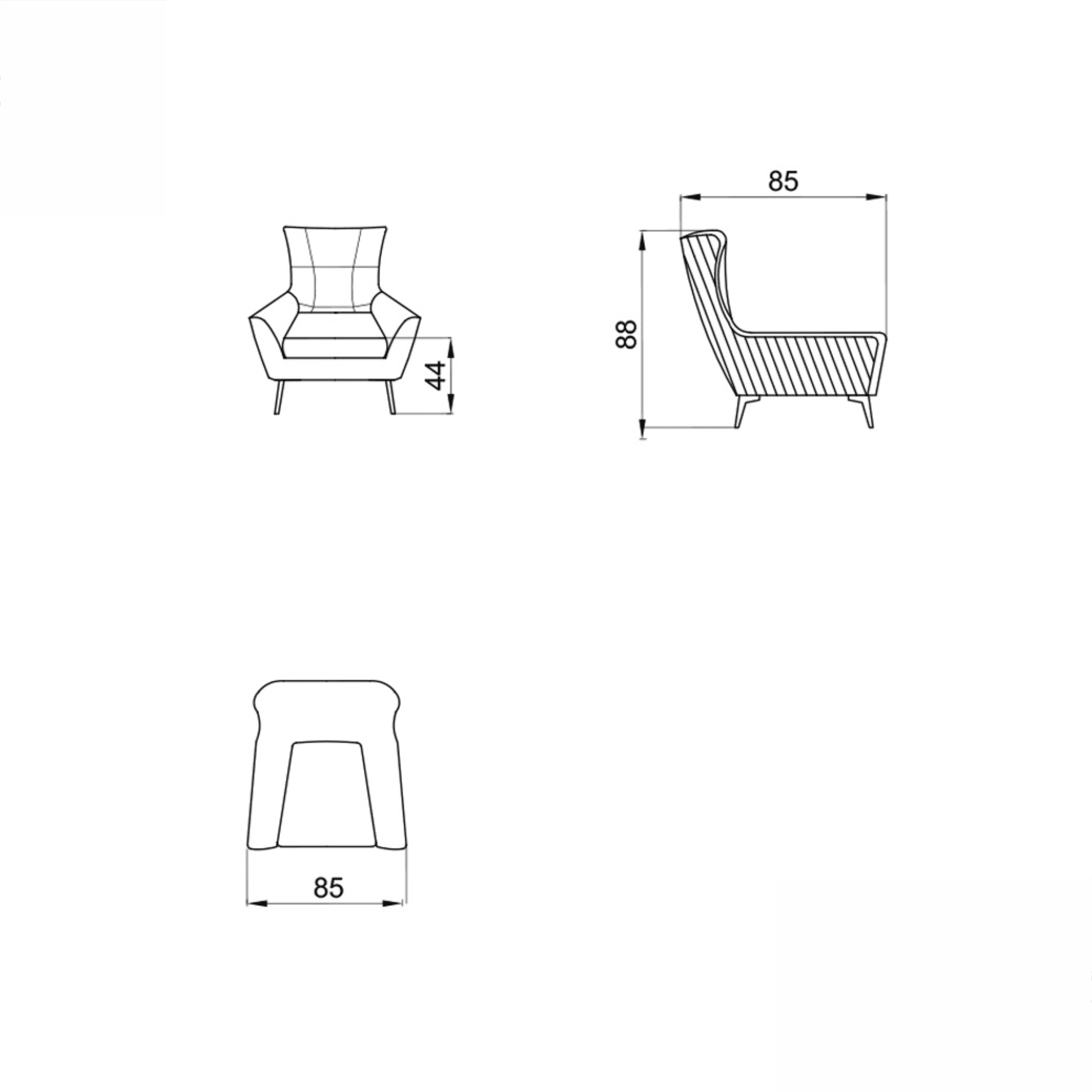 FOTELJ PENELOPE - Hutar